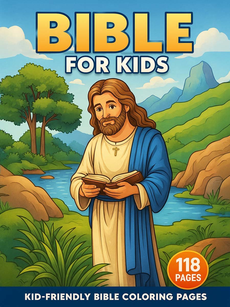 Bible for Kids – 118 Kid-Friendly Bible Story Pages | Earn from printables