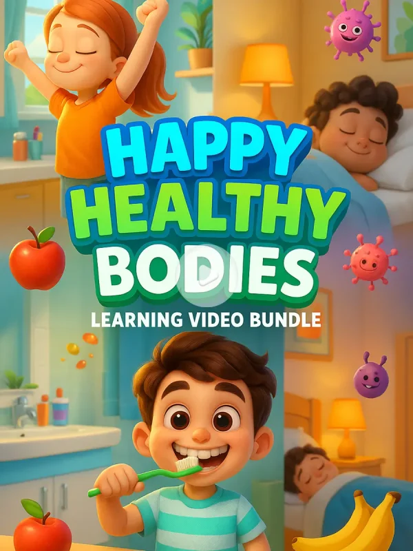 Happy Healthy Bodies – Learning Video Bundle | Earn from printables